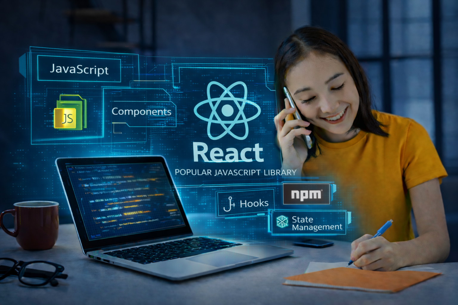 React (Popular JavaScript Library) - kiyan Training Institute